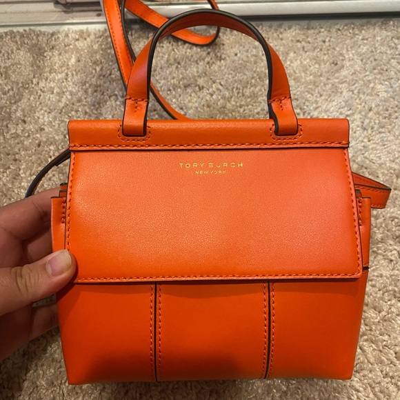 Tory Burch | Bags | Tory Burch Orange Mini Purse | Poshmark